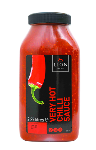 Very hot chilli sauce LION 2×2,27lt code LIO002 – Hellenic Food Market ...